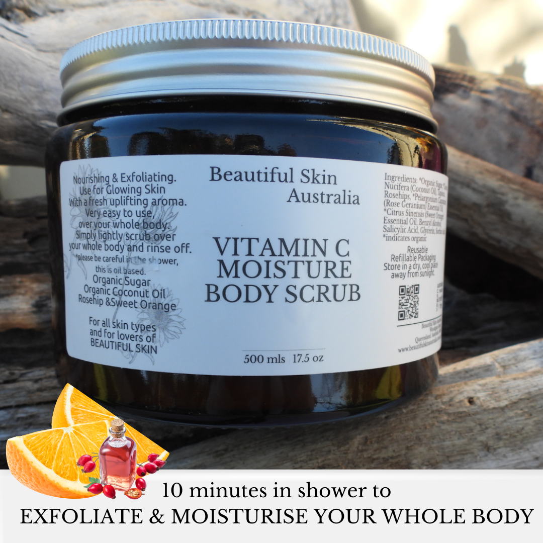 Vitamin C Moisture Body Scrub.. Literally 10 minutes to exfoliate and ...